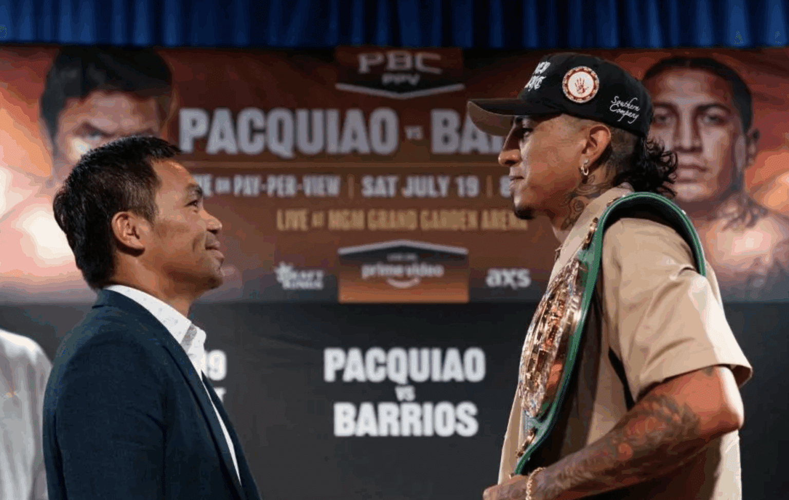 Pacquiao And Barrios Face Off | Boxing News